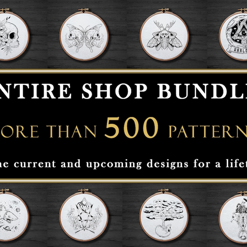 Gothic Embroidery - Etsy UK