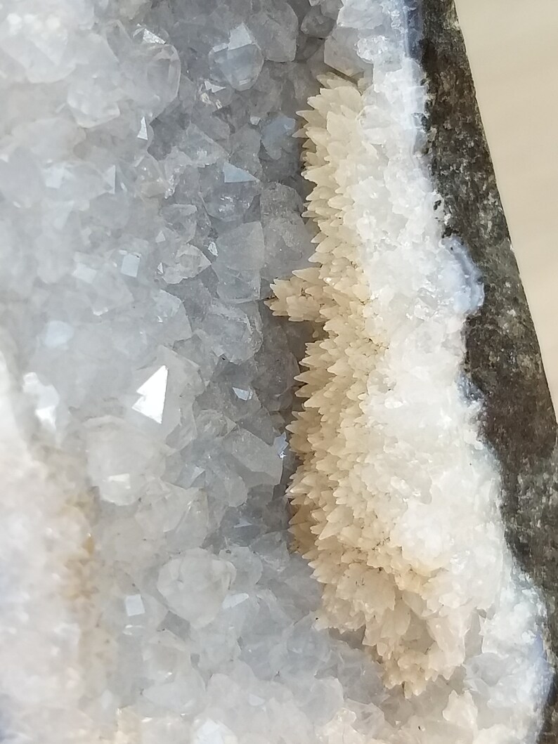 Clear Quartz (crystal) Geode - Etsy