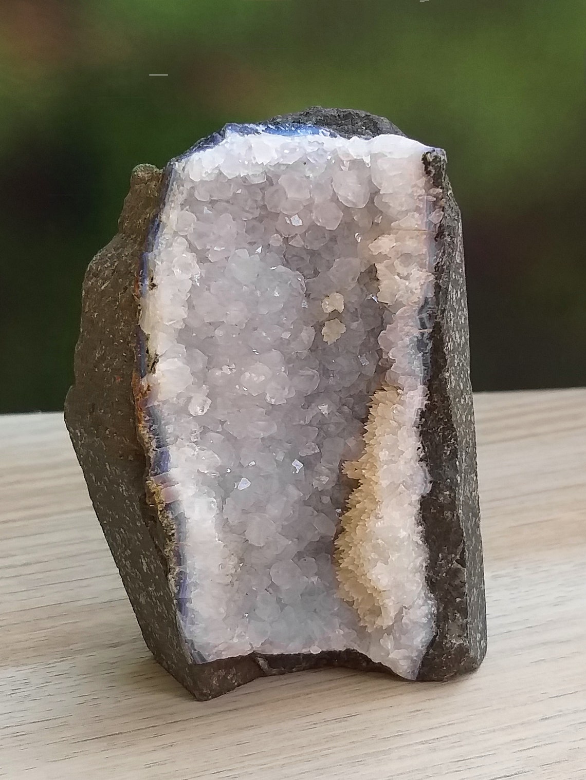 Clear Quartz (crystal) Geode - Etsy