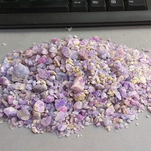 Purple Hackmanite Raw Crystals: Natural Fluorescent Mineral - Opaque ...