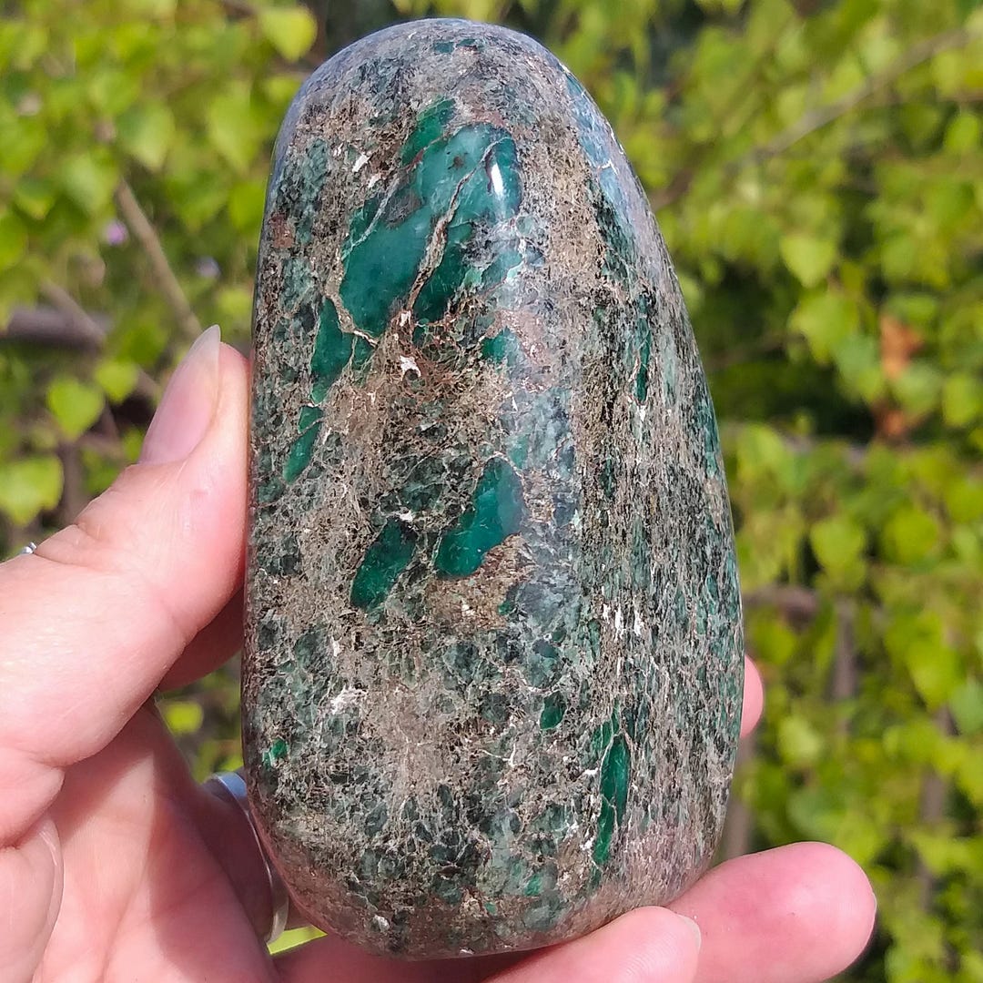 Verdite Free Form 10cm Natural Mineral Emarald-like Color Rare Stone ...