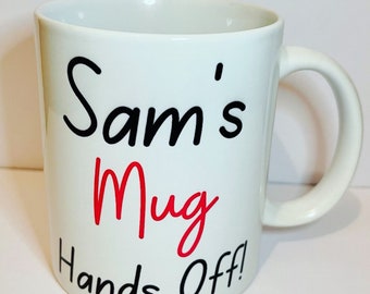 Hands off Mug - Etsy UK
