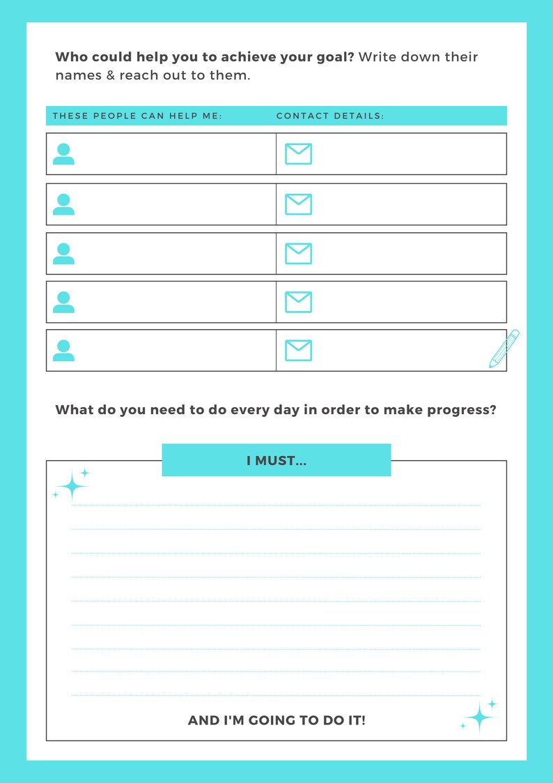 Printable Ultimate 30 Day Planner - Etsy