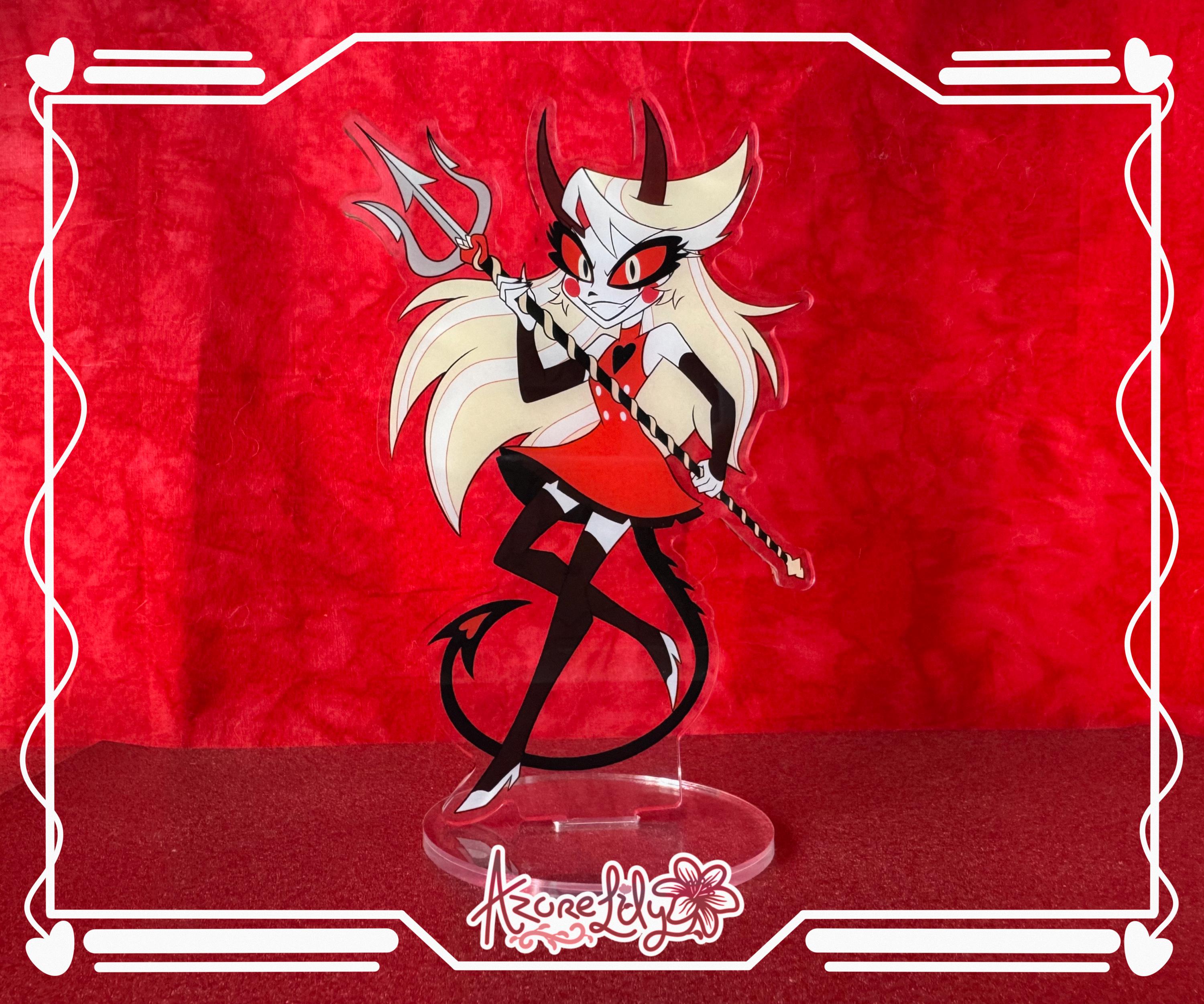 Hazbin Battle Series Standees - Charlie and Alastor - Etsy