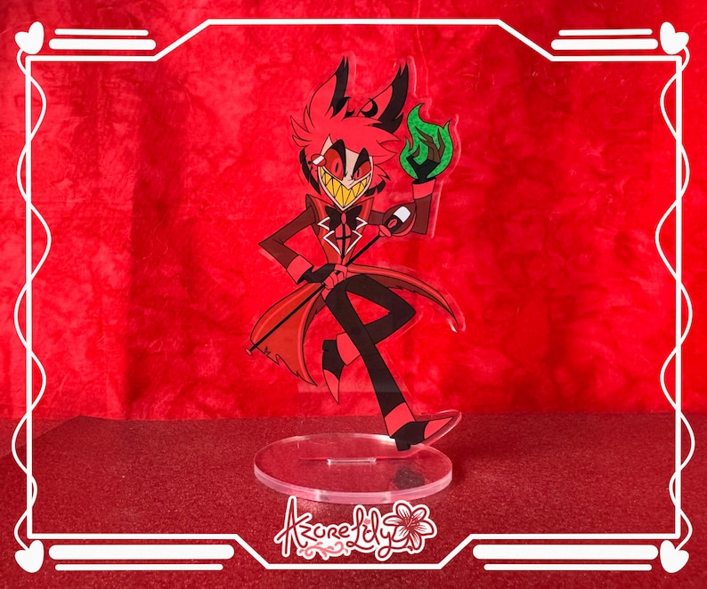 Hazbin Battle Series Standees - Charlie and Alastor - Etsy