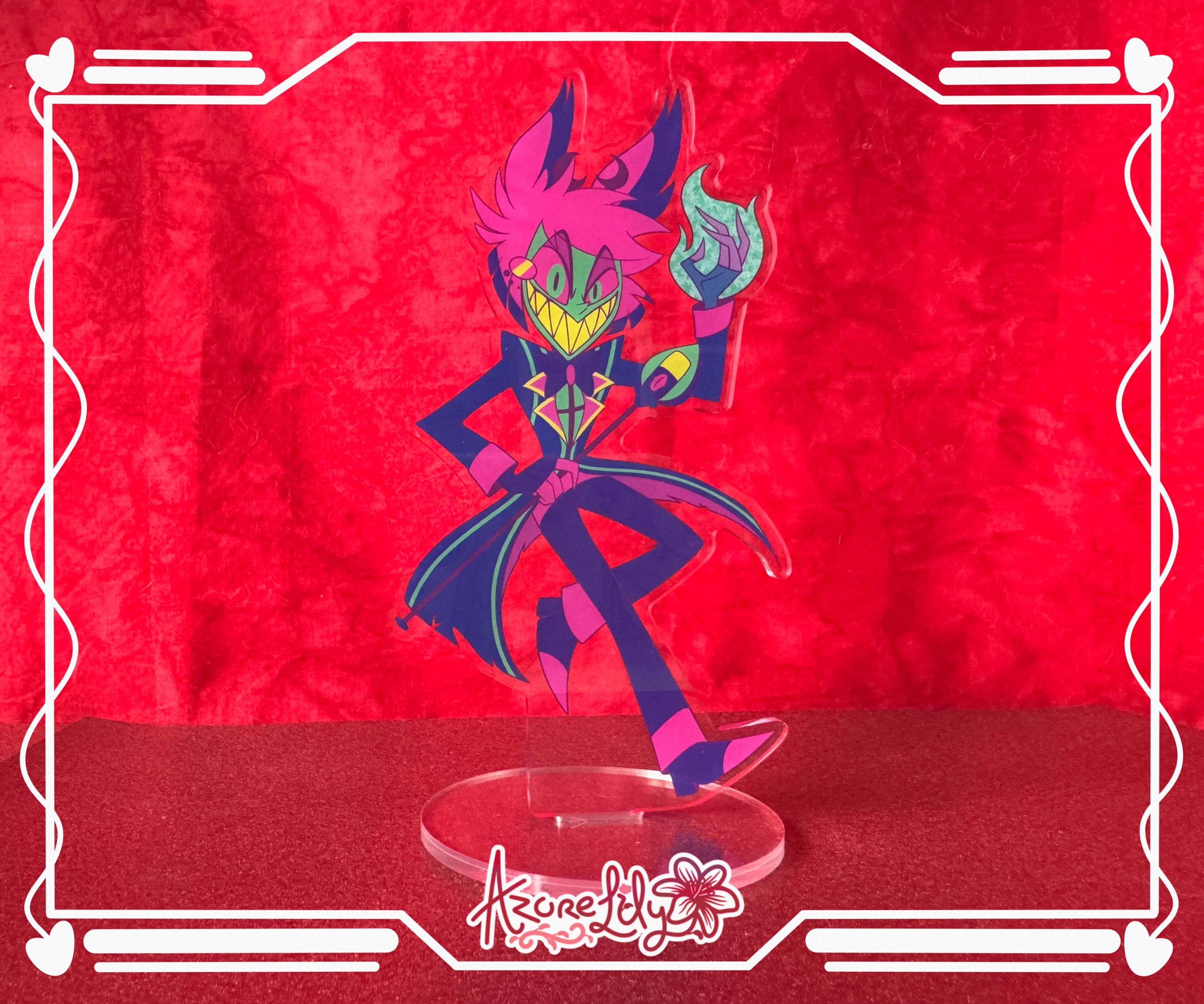 Hazbin Battle Series Standees - Charlie and Alastor - Etsy