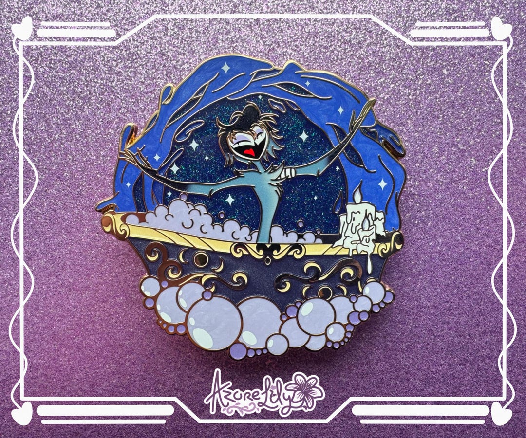 Bubble Bath Stolas 3 Inch Enamel Pin - Etsy