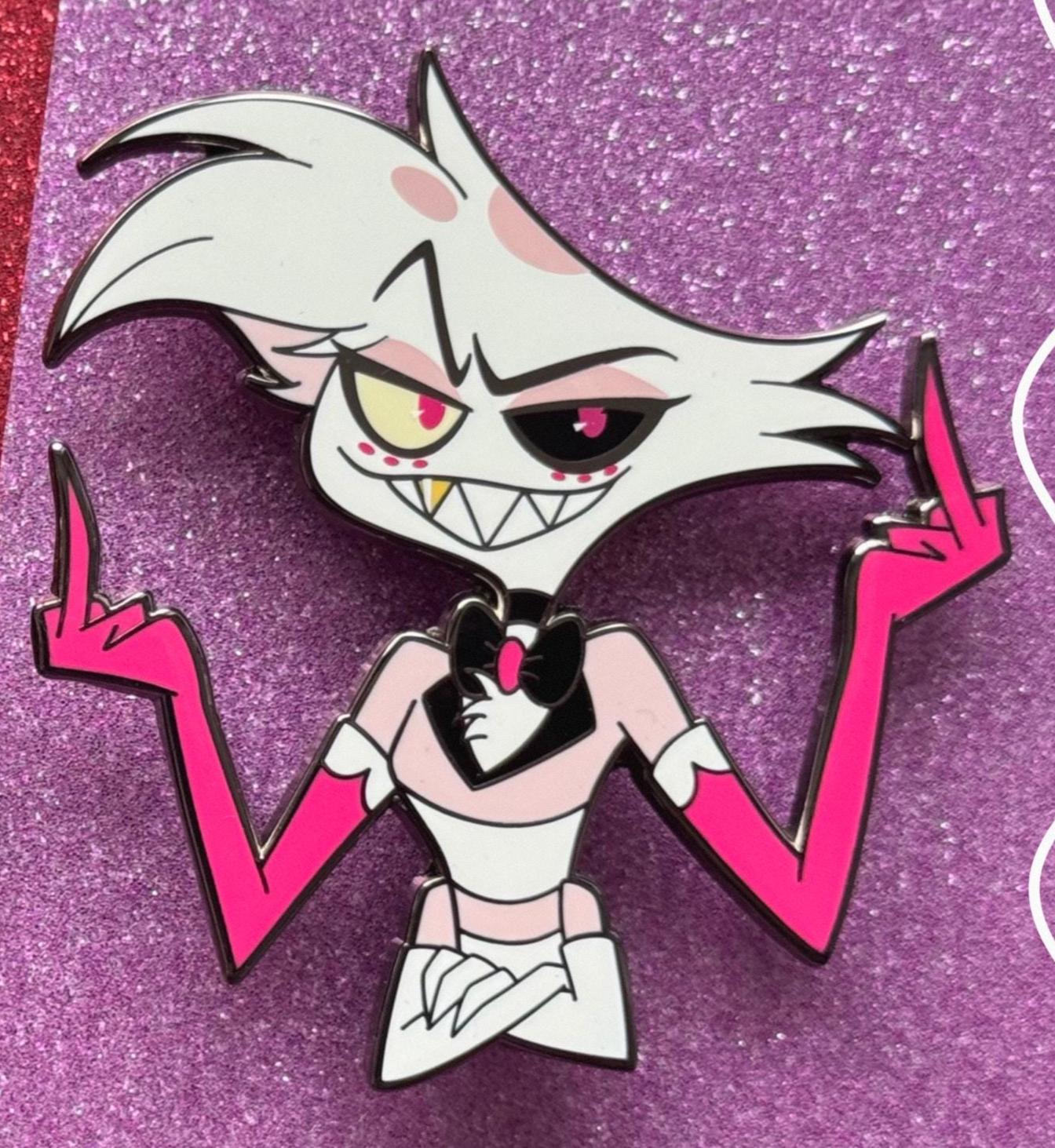 Flippin’ Angel Dust & Husk Enamel Pins - Etsy