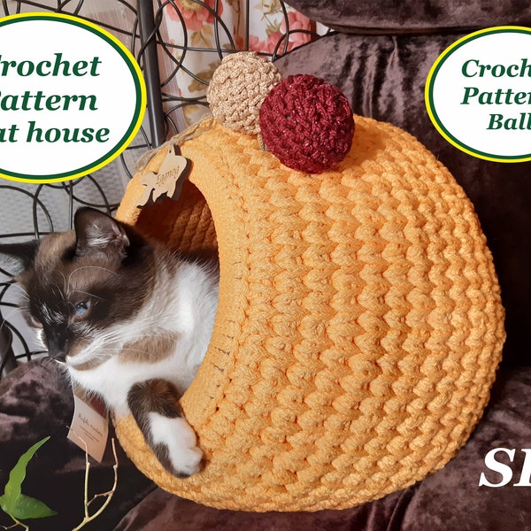 Cat Pod Crochet Pattern - Etsy