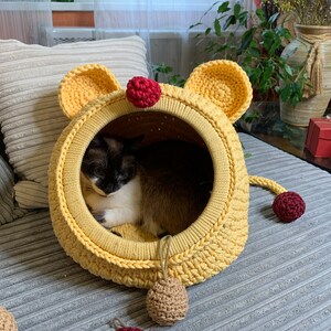 Crochet Cat House Mouse Digital Instruction Manual in PDF Format With ...