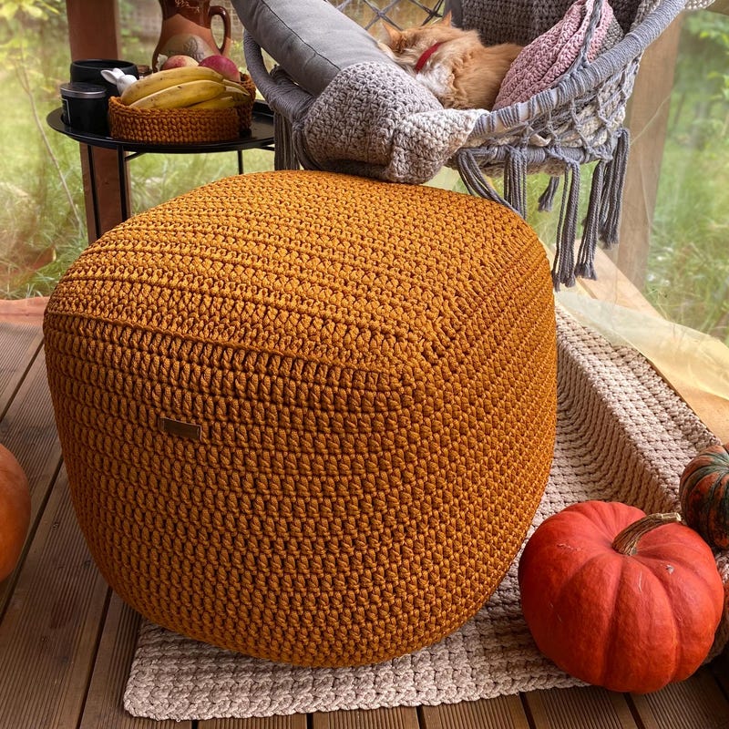 Square Floor Pouf - Etsy