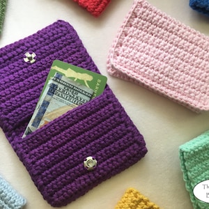 CARD HOLDER WALLET - Crochet Item - Etsy