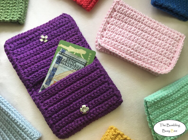 CARD HOLDER WALLET - Crochet Item - Etsy