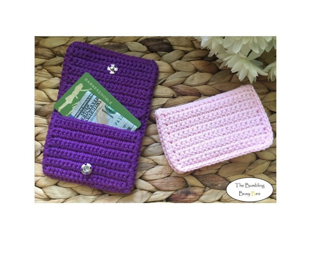 CARD HOLDER WALLET - Crochet Item - Etsy