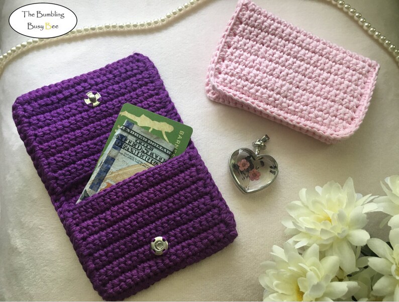 CARD HOLDER WALLET - Crochet Item - Etsy