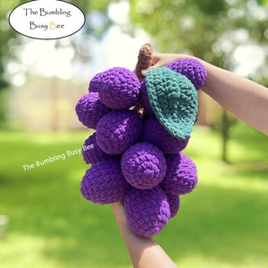 GRAPES PLUSH Crochet Item - Etsy