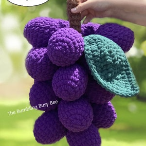 GRAPES PLUSH Crochet Item - Etsy