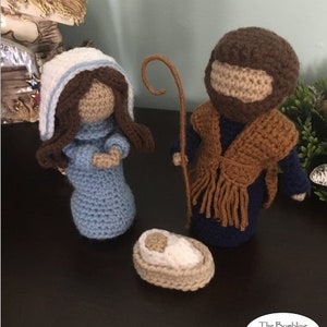 HOLY FAMILY NATIVITY Crochet Item - Etsy