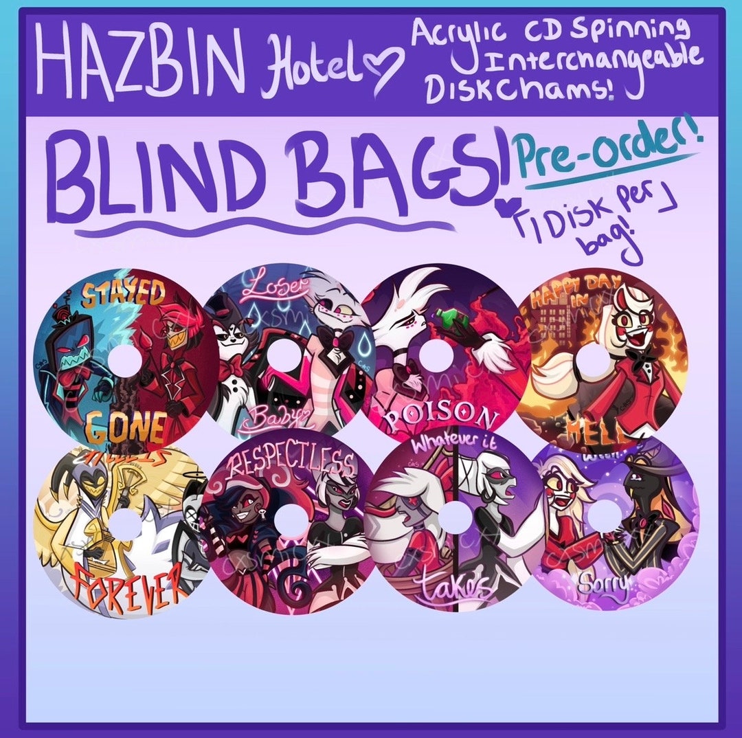 PRE-ORDER Hazbin Hotel Blind Bags Song Acrylic Interchangeable Spinning ... PRE-ORDER Hazbin Hotel Blind Bags Song Acrylic Interchangeable Spinning ...