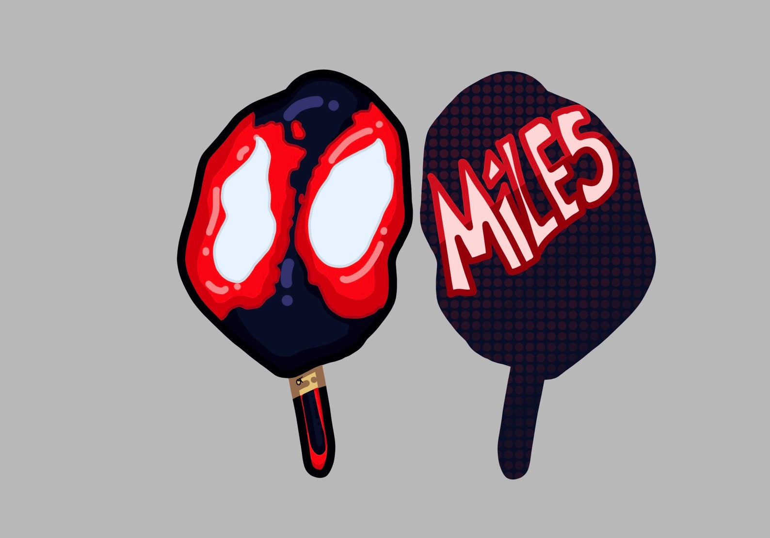 Spider-verse Popsicle 2.5" Acrylic Charms - Preorder - Etsy