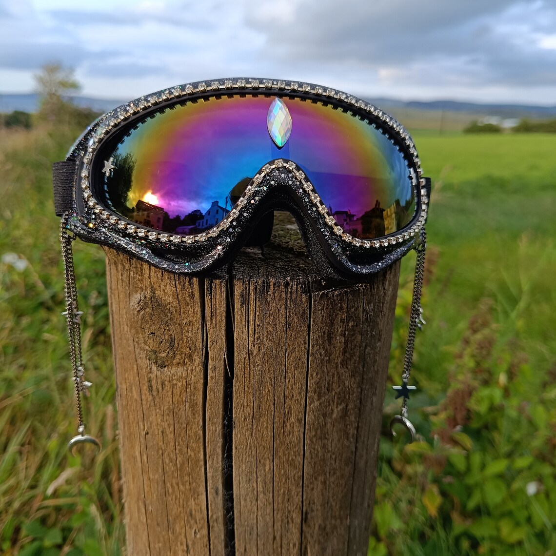 Goggles Burning Man Inspired Rave Dust Mask DJ Women Men Festival ...