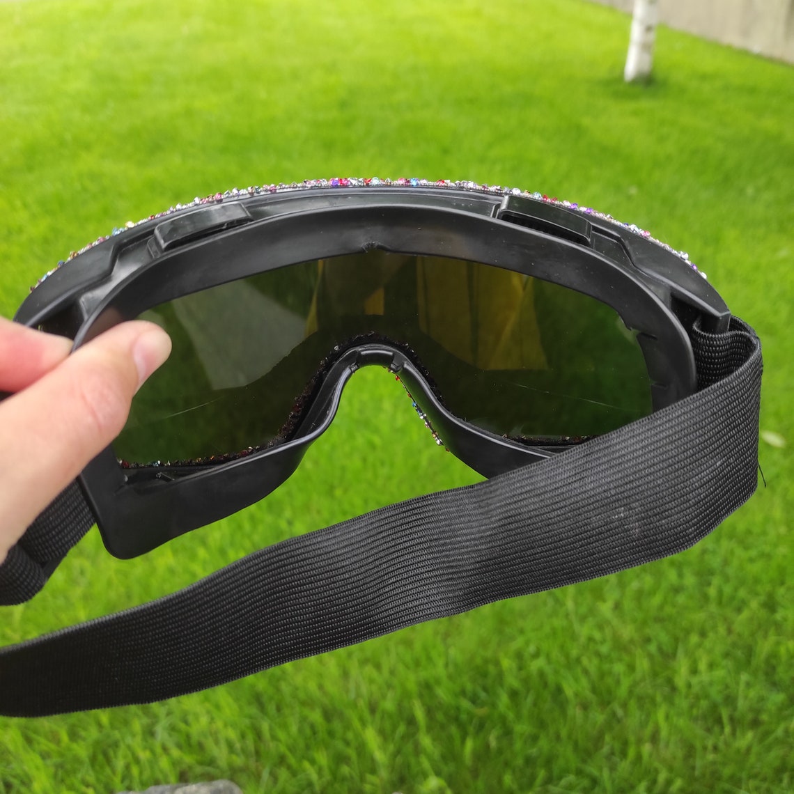 Goggles Burning Man Inspired Rave Dust Mask DJ Women Men Festival ...