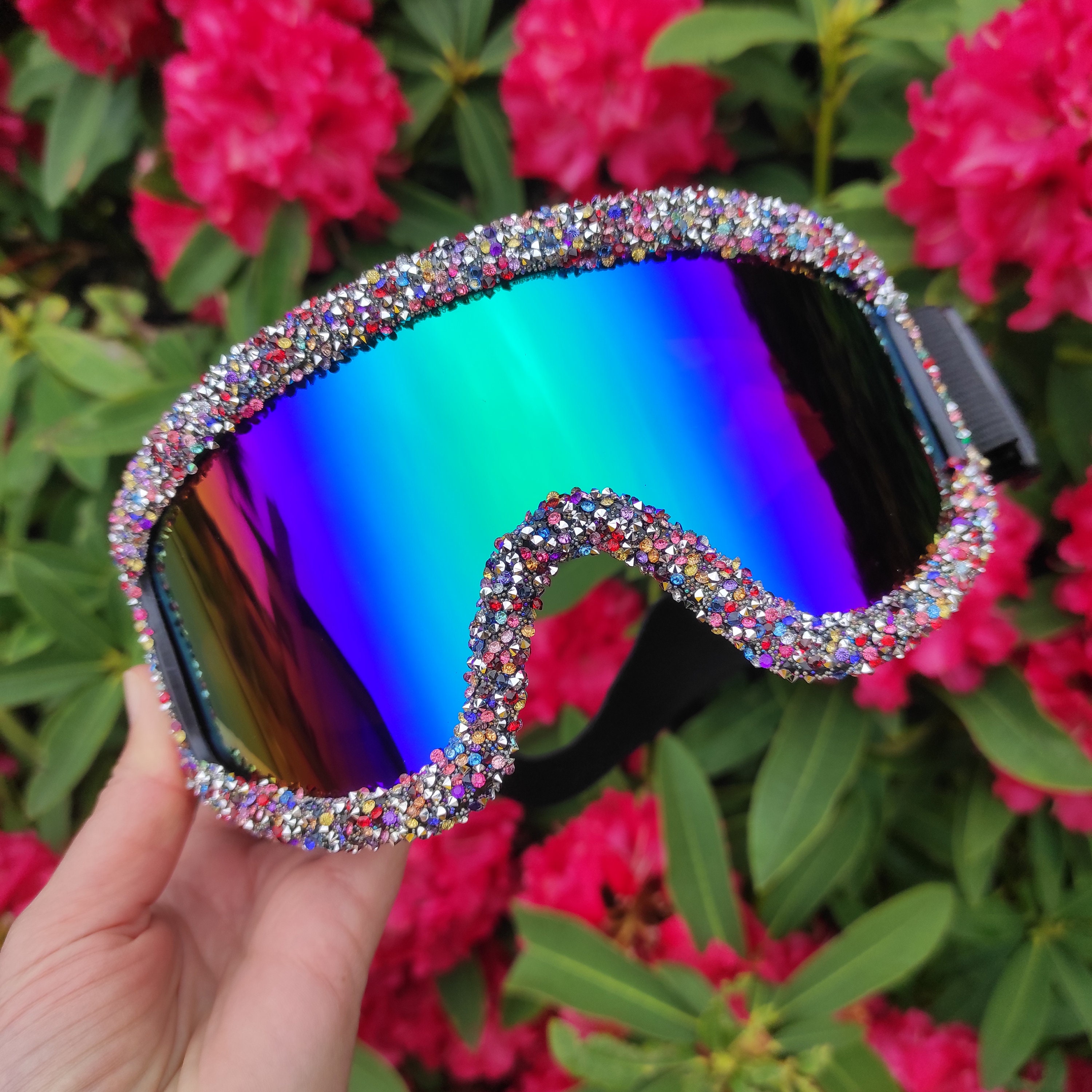 Goggles Burning Man Inspired Rave Dust Mask DJ Women Men Festival ...