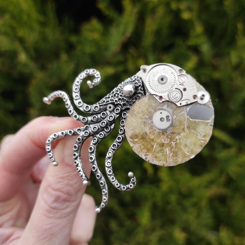 Steampunk Brooch - Etsy