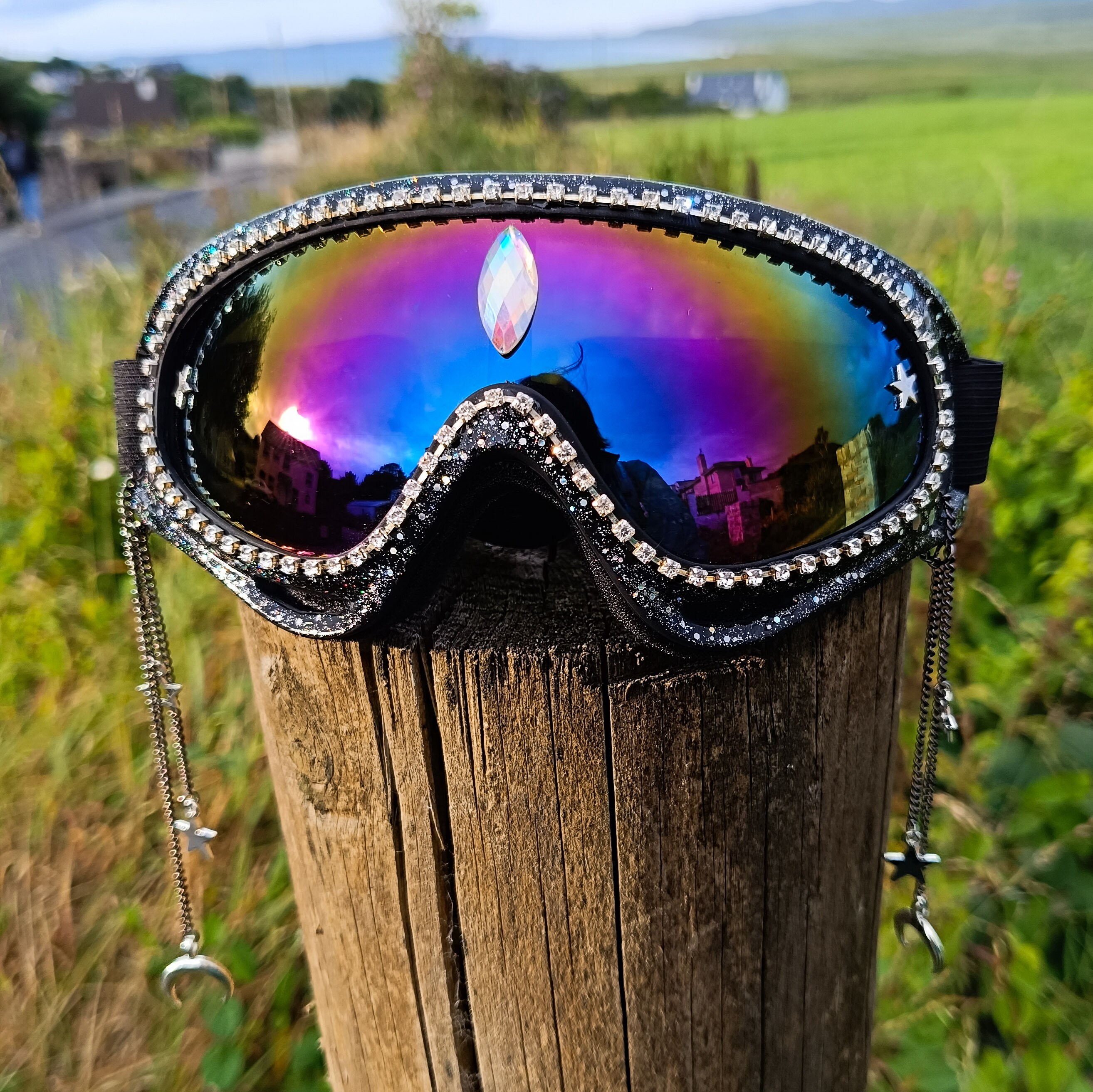Goggles Burning Man Inspired Rave Dust Mask DJ Women Men Festival ...