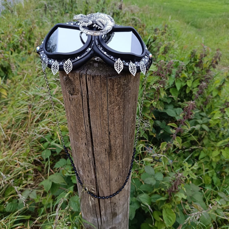 Goggles Lizard Festival Outfit Burning Man Inspired Rave Costume Wind ...