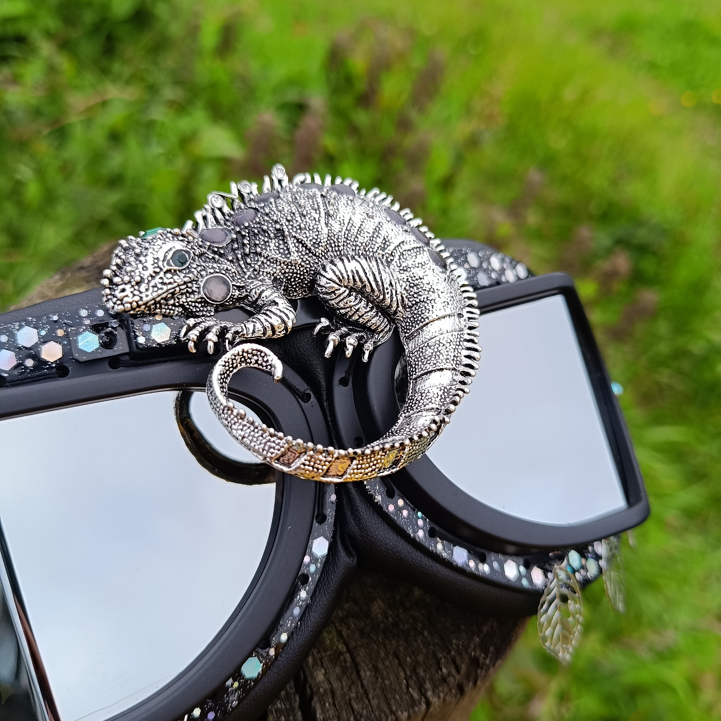 Goggles Lizard Festival Outfit Burning Man Inspired Rave Costume Wind ...