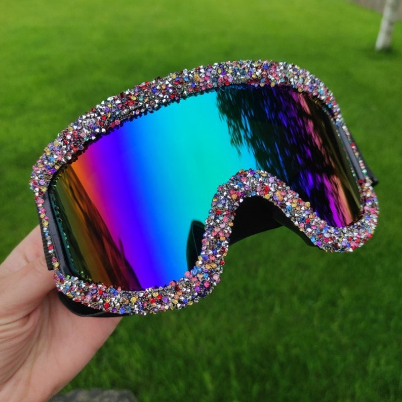 Goggles Burning Man Inspired Rave Dust Mask DJ Women Men Festival ...