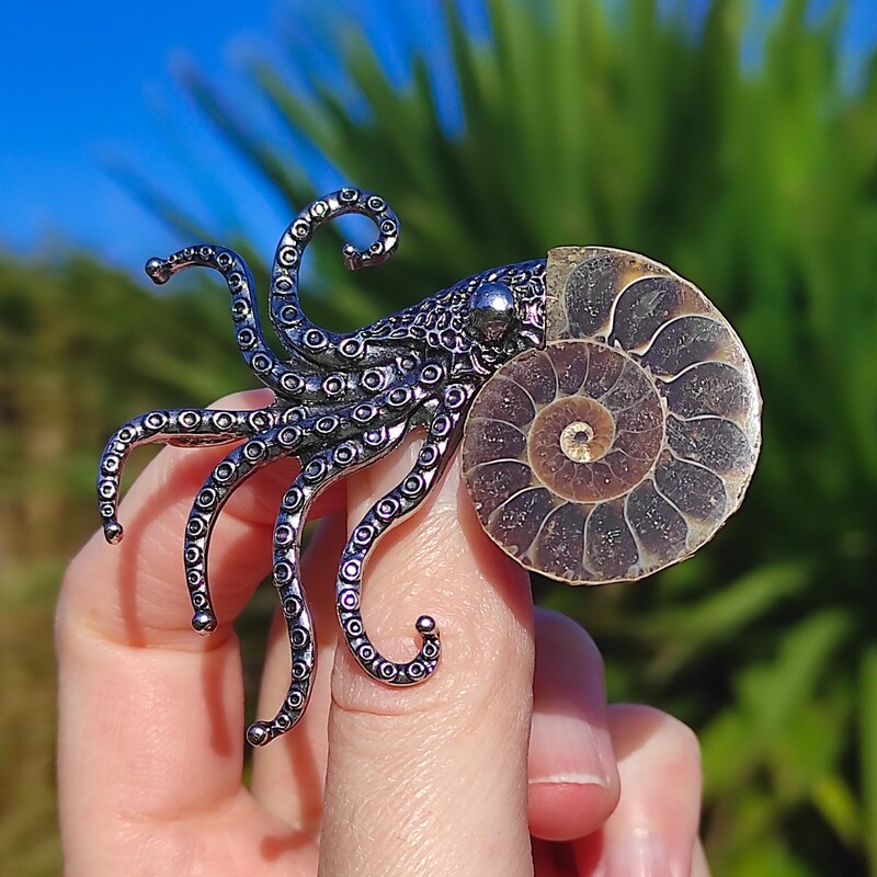 Octopus Brooch - Etsy