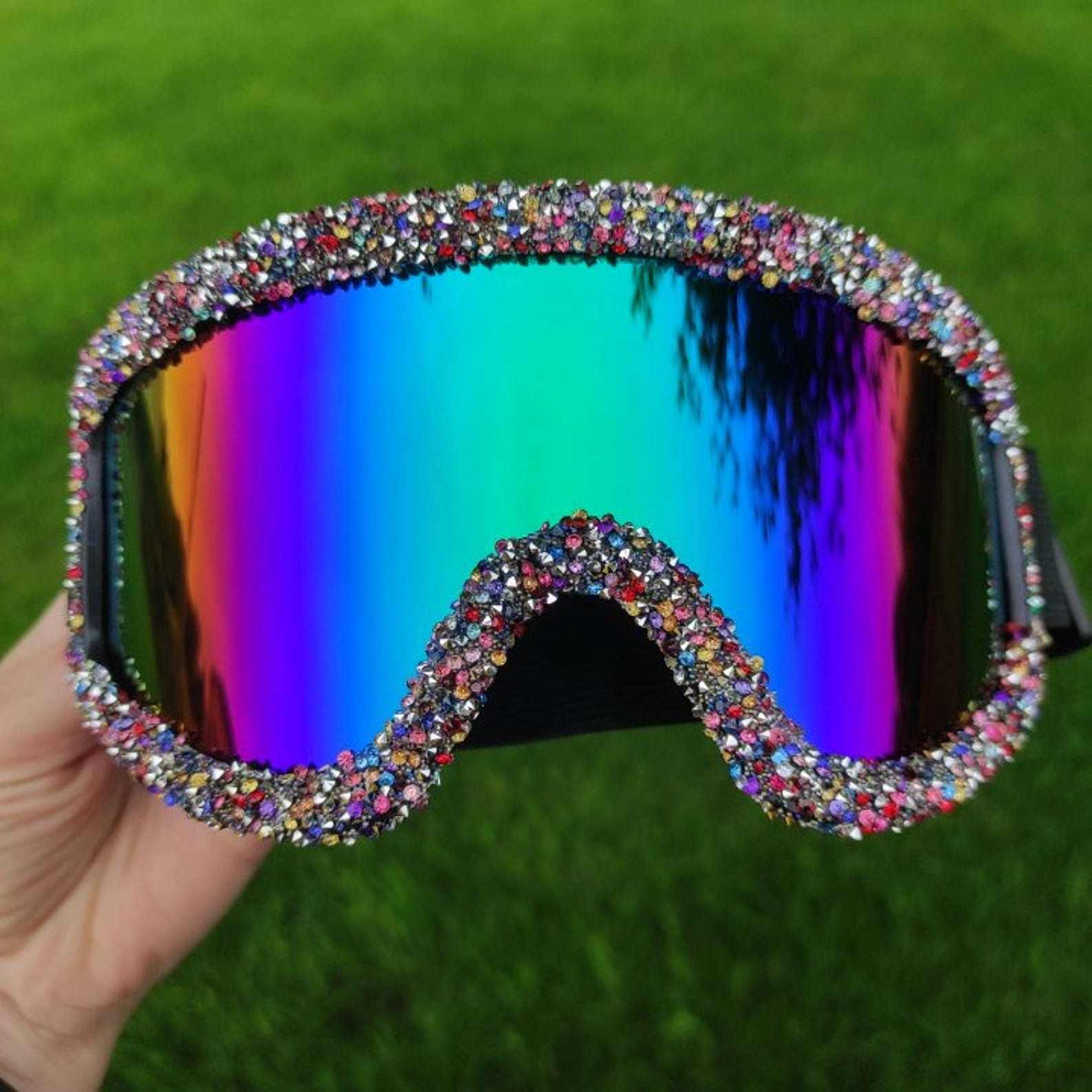 Goggles Burning Man Inspired Rave Dust Mask DJ Women Men Festival ...