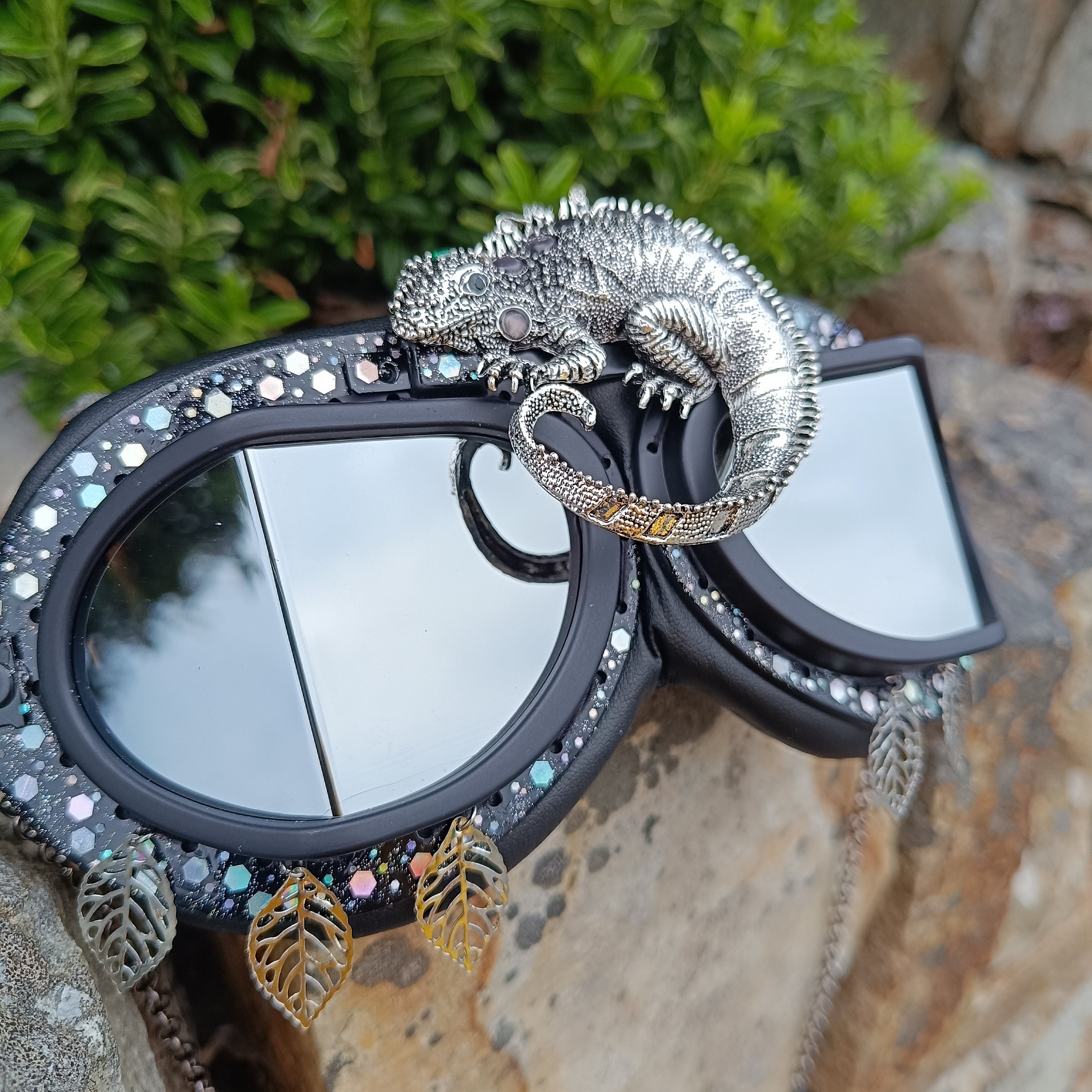 Goggles Lizard Festival Outfit Burning Man Inspired Rave Costume Wind ...