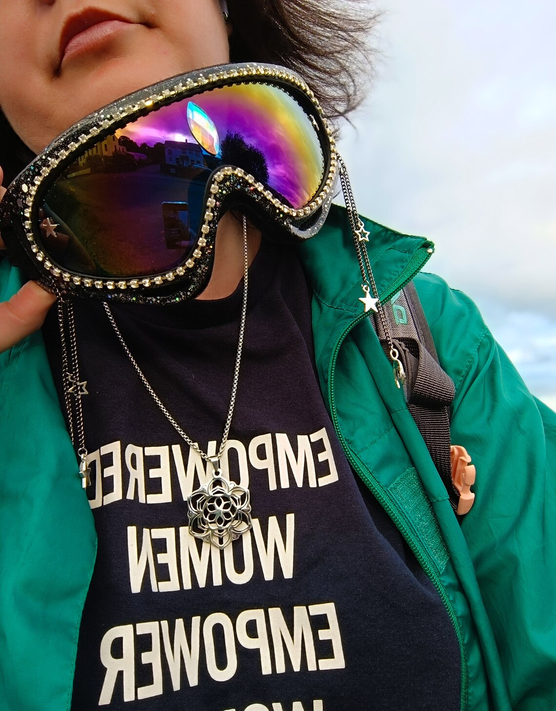 Goggles Burning Man Inspired Rave Dust Mask DJ Women Men Festival ...