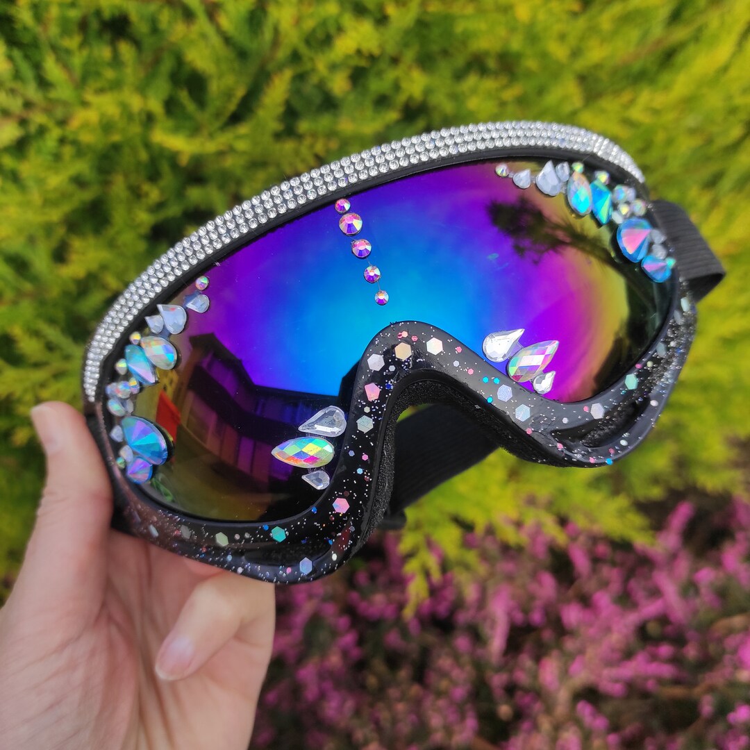 Goggles Burning Man Inspired Rave Dust Mask DJ Women Men Festival ...