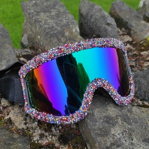 Goggles Burning Man Inspired Rave Dust Mask DJ Women Men Festival ...