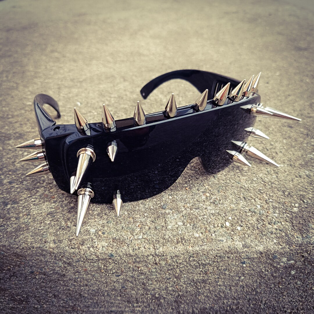Spiked Sunglasses Punk Festival Goggles Burning Man Inspired Steampunk ...