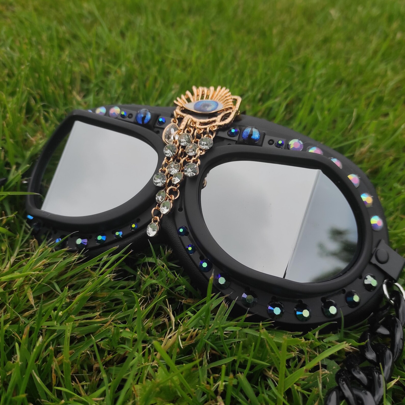 Goggles Third Eye Festival Outfit Burning Man Inspired Rave Costume ...