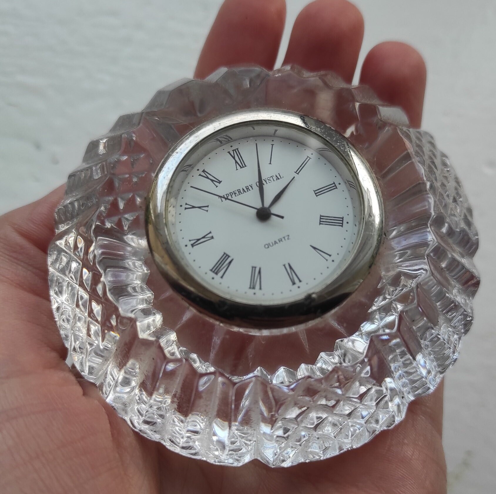 Tipperary Crystal Irish Clock - Etsy