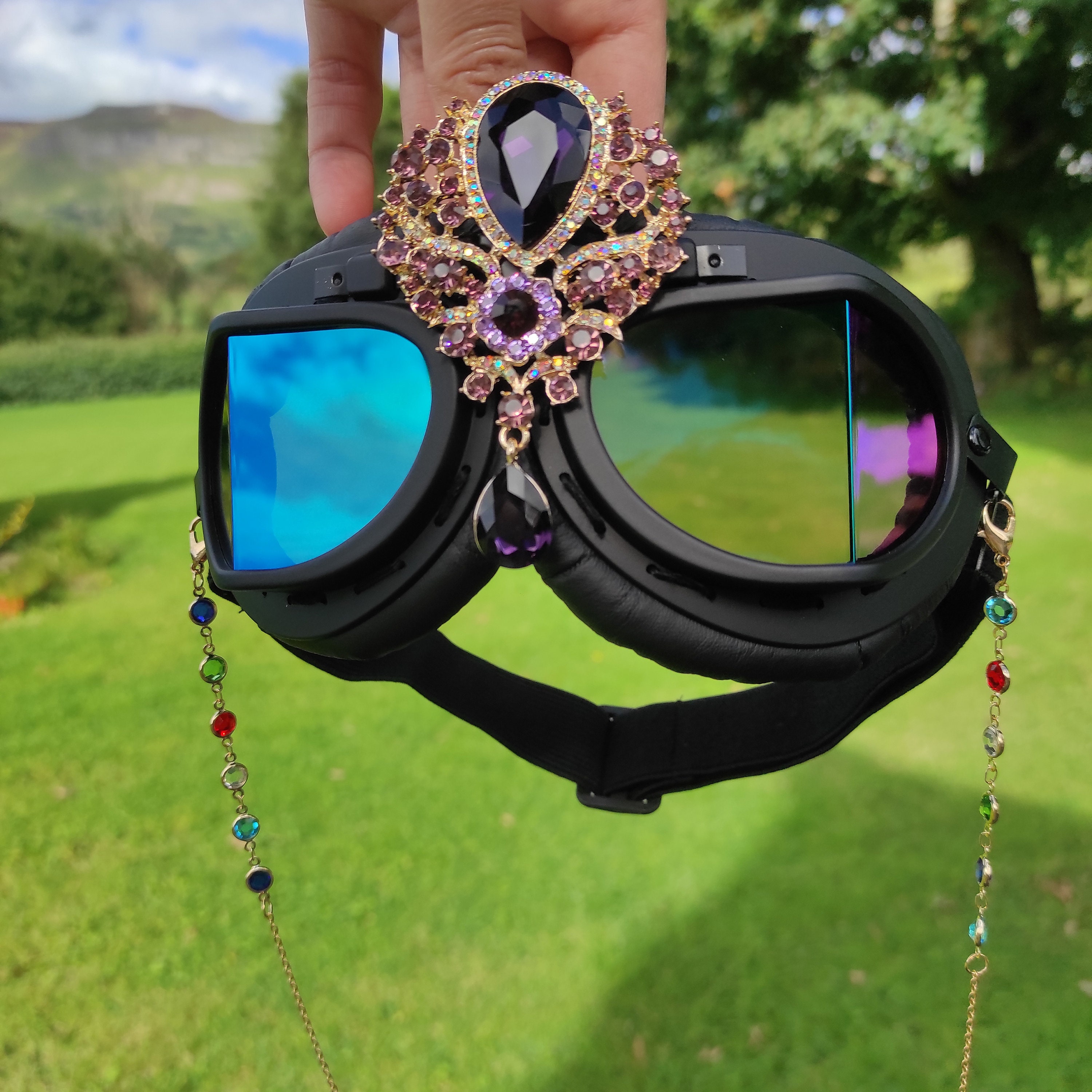 Festival Goggles Burning Man Inspired Costume Dust Mask DJ Women Men ...
