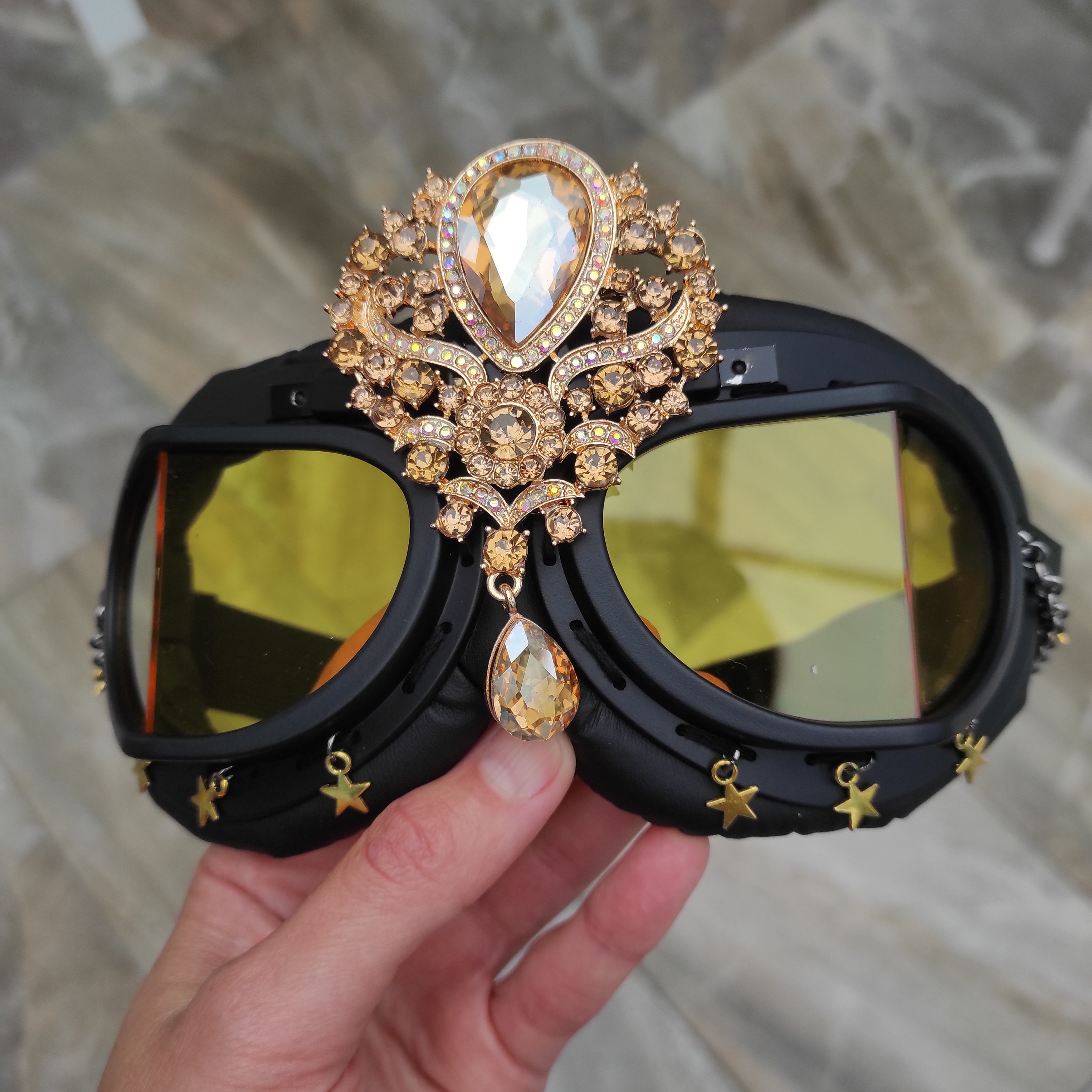 Festival Goggles Burning Man Inspired Dust Mask DJ Men Rave EDM Costume ...