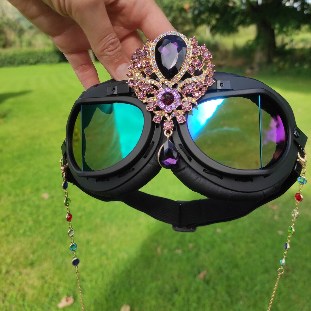 Festival Goggles Burning Man Inspired Costume Dust Mask DJ Women Men ...
