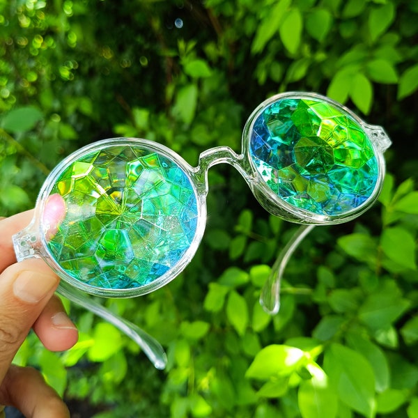 Psychedelic Glasses - Etsy