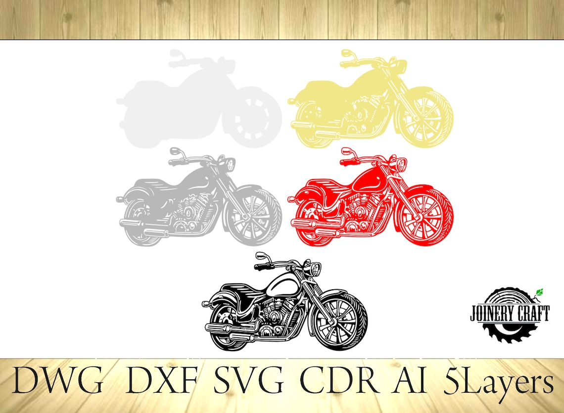 Multilayer Motorcycle Mandala 5 Layers for Laser and Cutter - Etsy