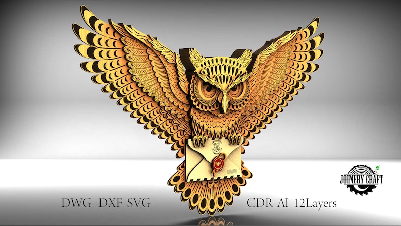 Multilayer Owl Mandala 12 Layers for Laser and Cutter - Etsy