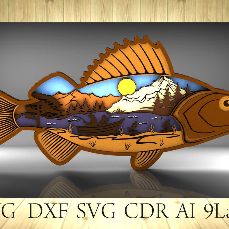 Fish Mandala Svg - Etsy