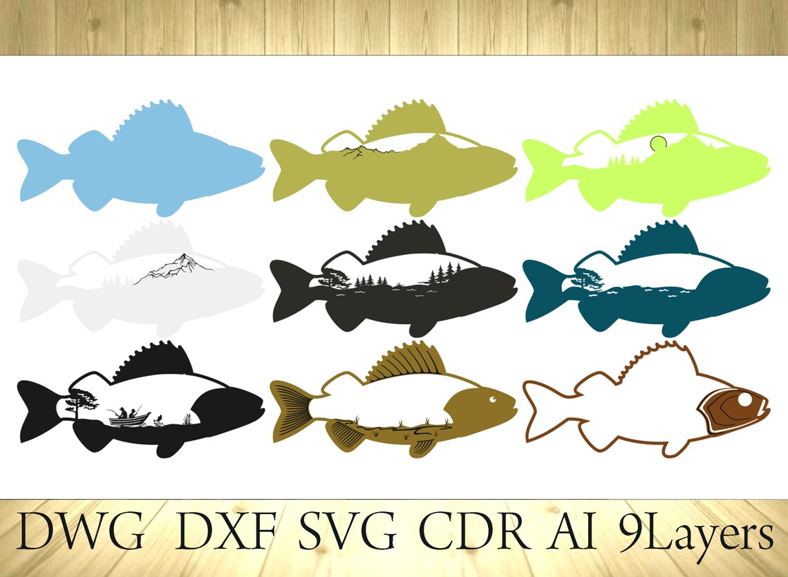 Multilayer Fish Mandala 9 Layers for Laser and Cutter - Etsy