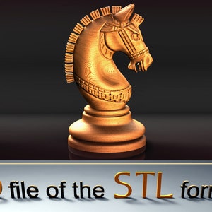 Chess Knight, STL File Format - Etsy